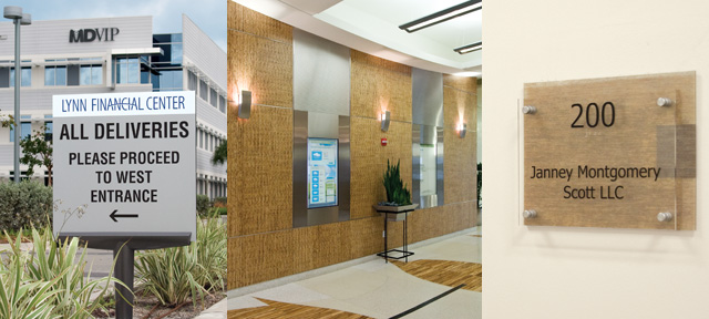 3form Interior Signage Completes Lynn Financial Center